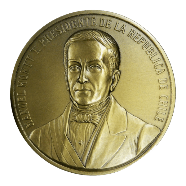 Medalla Bronce - Manuel Montt Torres - Casa Moneda