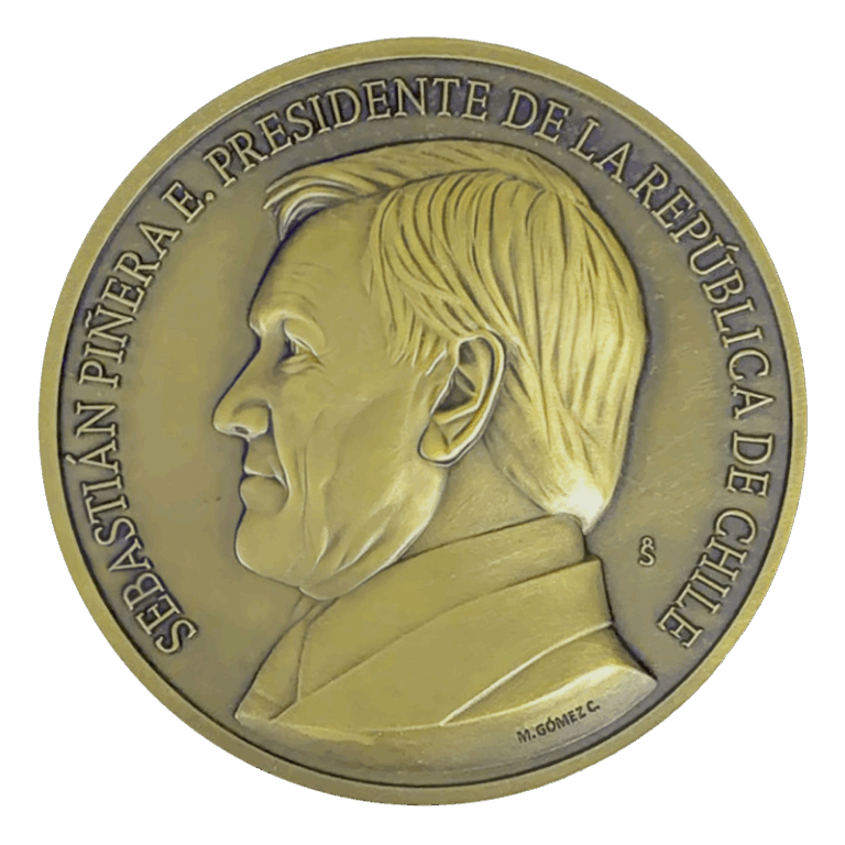 Medalla Bronce - Sebastián Piñera Echenique - Casa Moneda